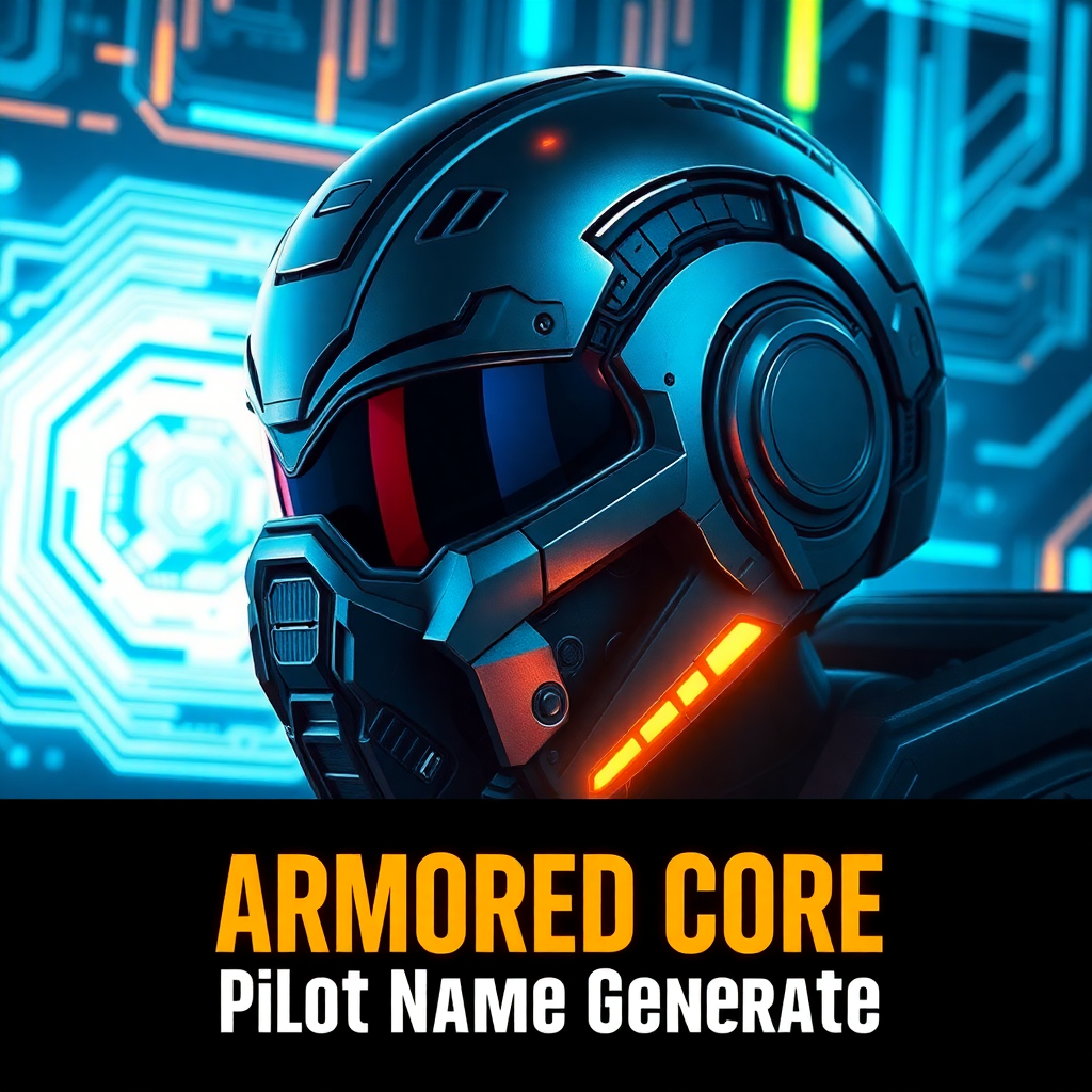 Armored Core Pilot Name Generator - Push By AI
