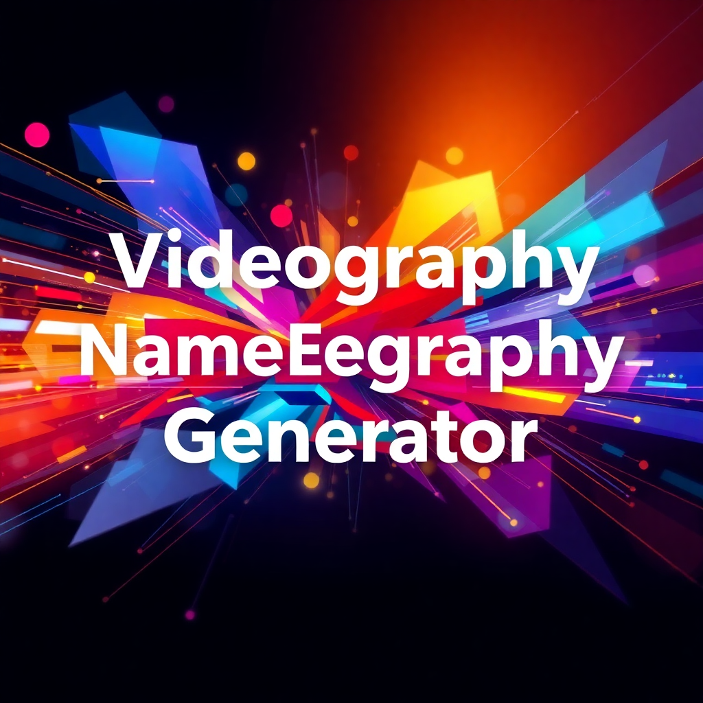 Videography Name Generator - Push By AI
