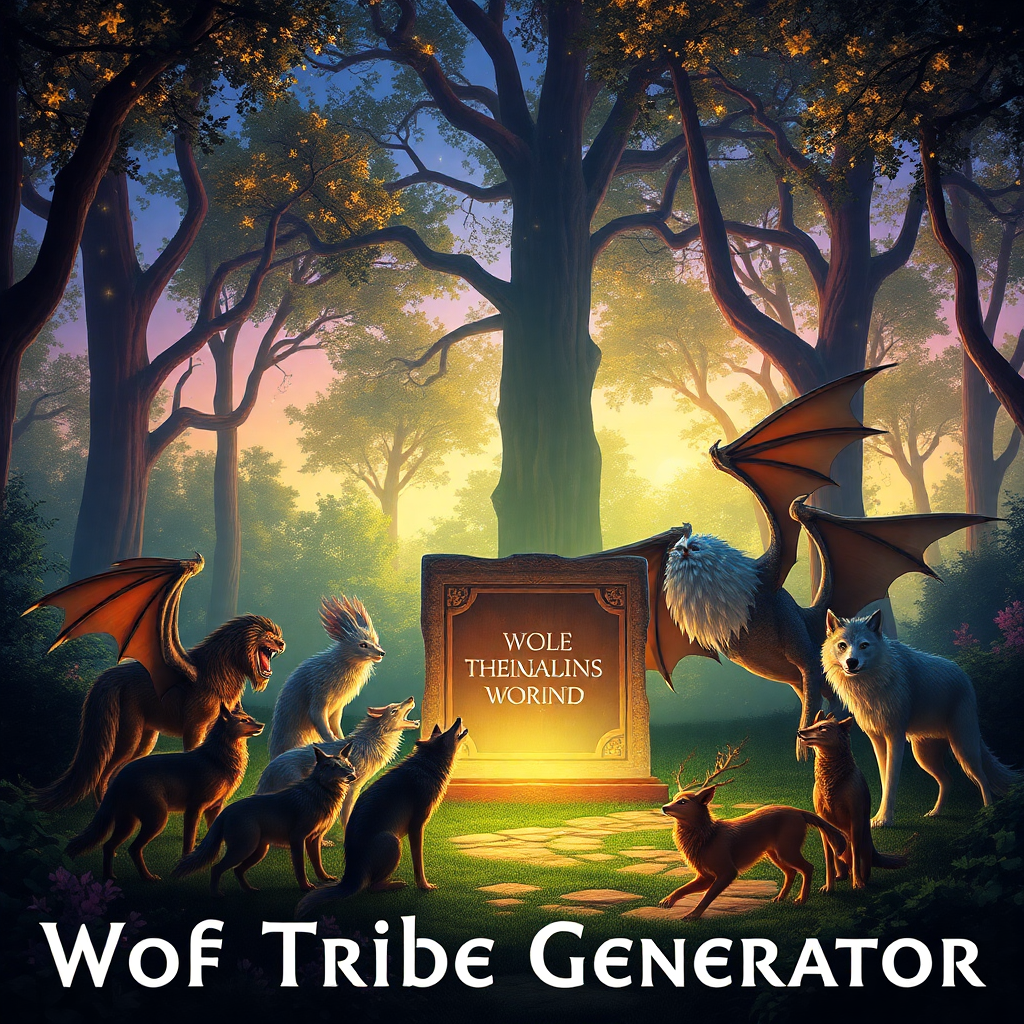 Wof Tribe Name Generator - Push By AI
