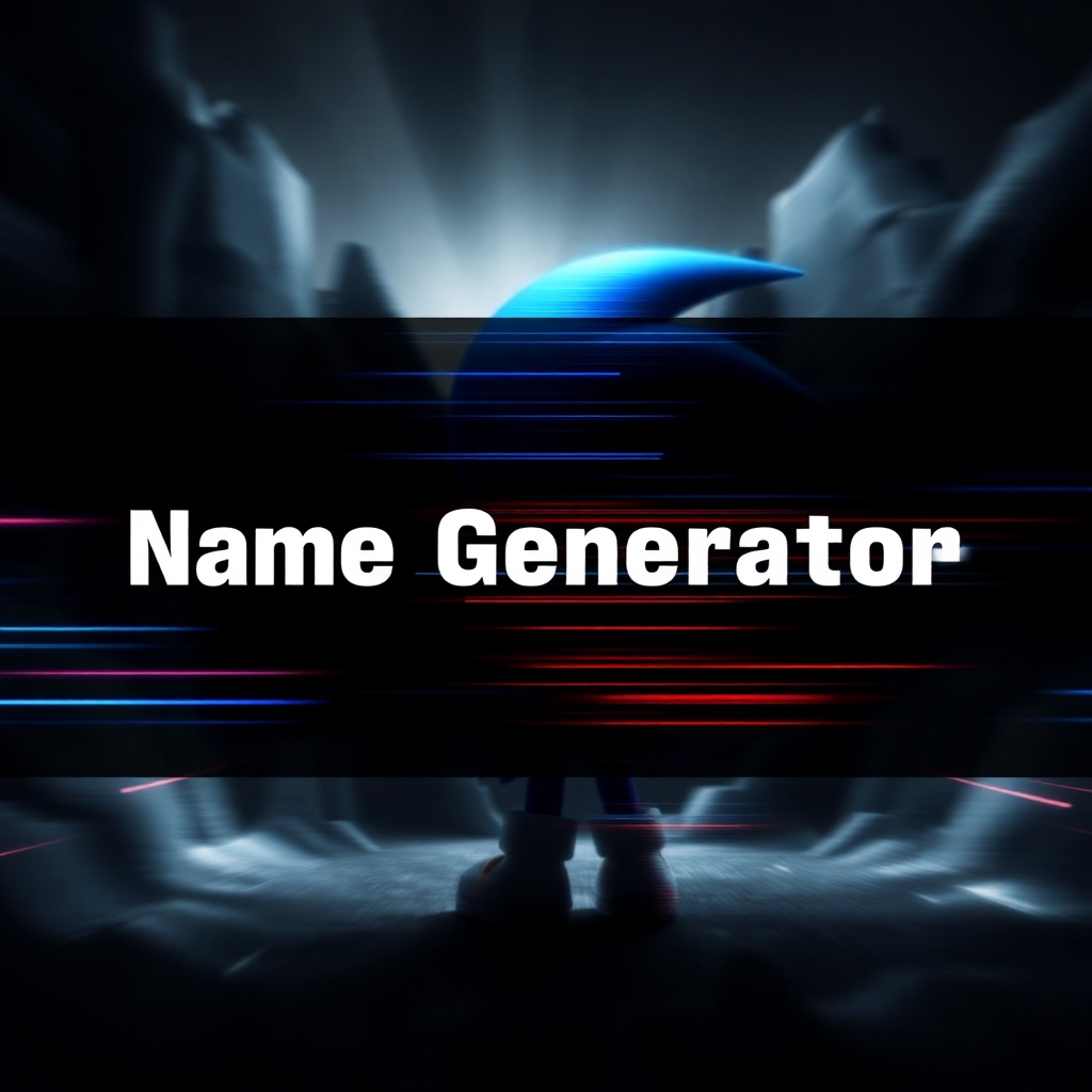 Sonic.exe Name Generator - Push By AI