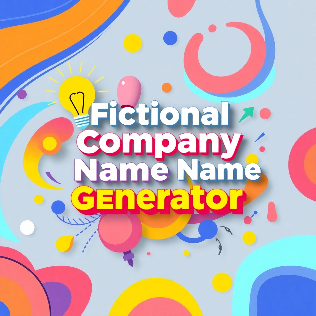 Fictional Company Name Generator - Push By AI