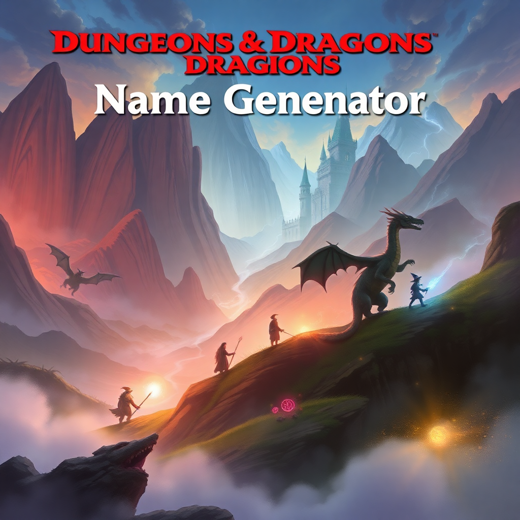 Dungeons & Dragons Name Generator - Push By AI