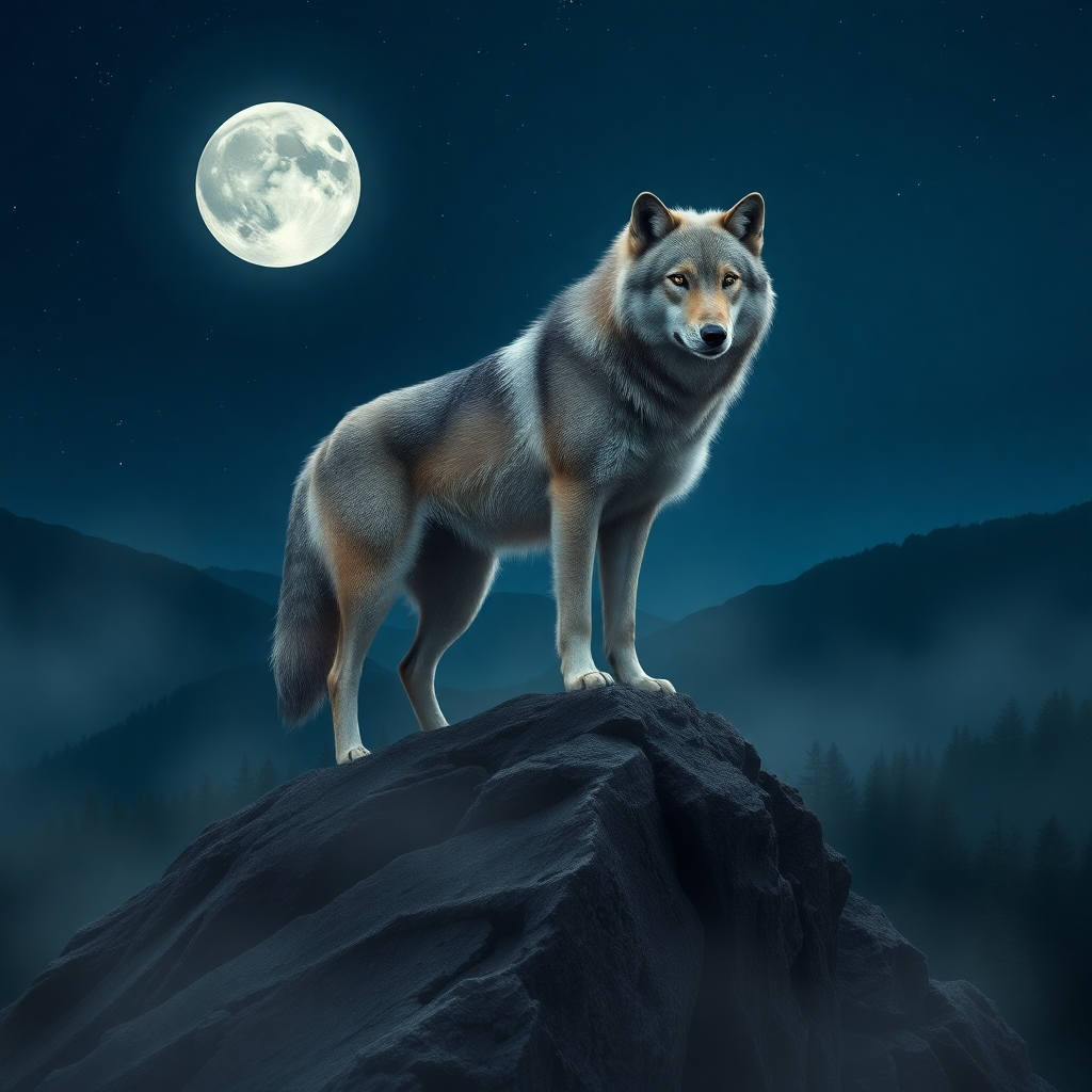 Male Wolf Name Generator - Push By AI