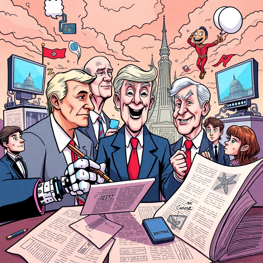 Ai Political Cartoon Generator - Push By AI