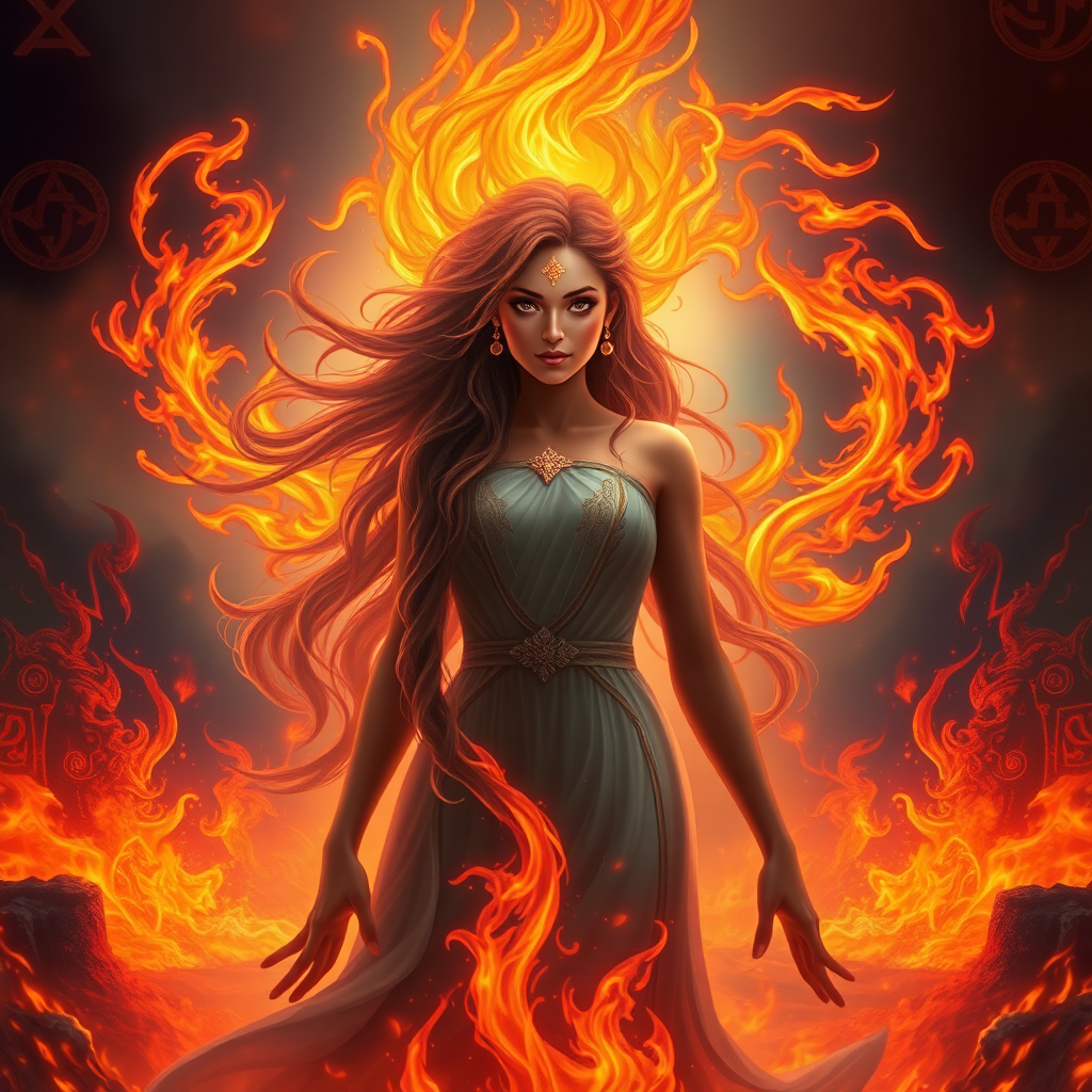 Fire Goddess Name Generator - Push By AI