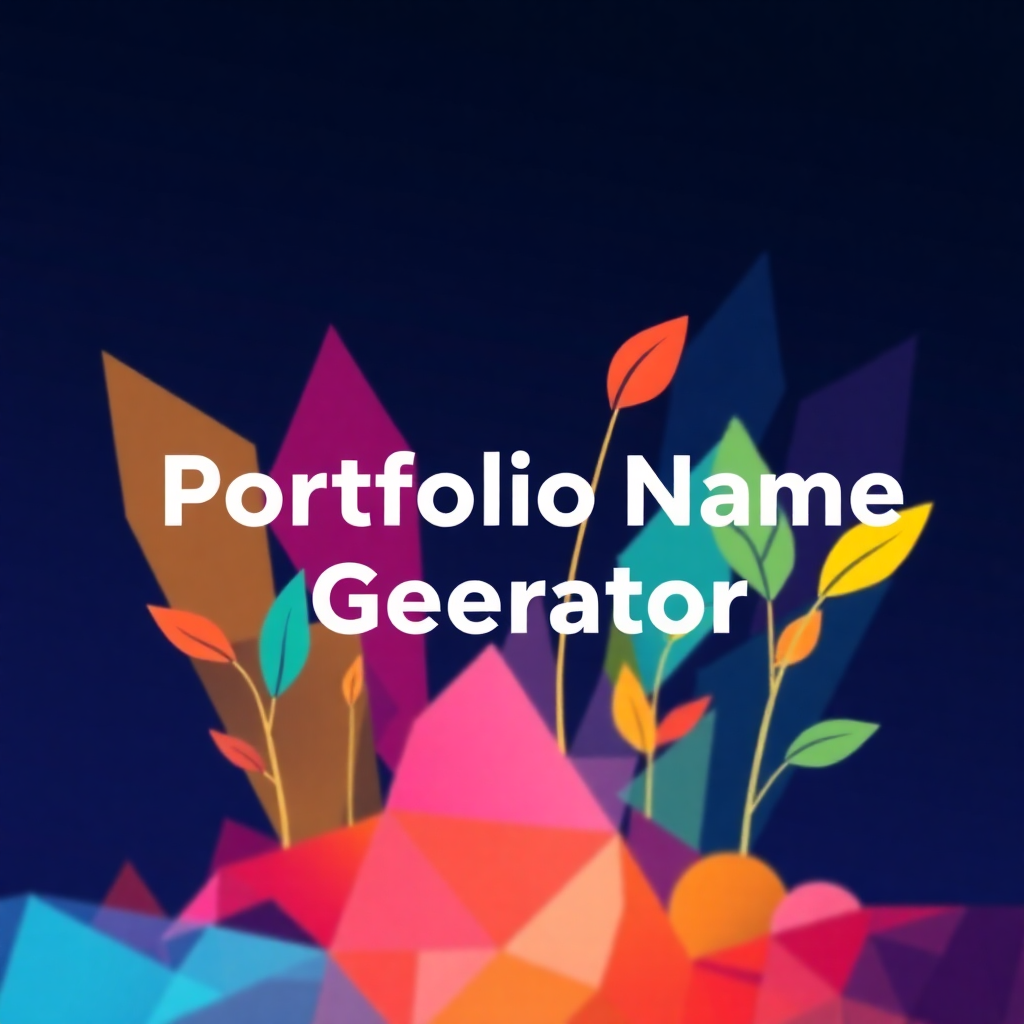 Portfolio Name Generator - Push By AI