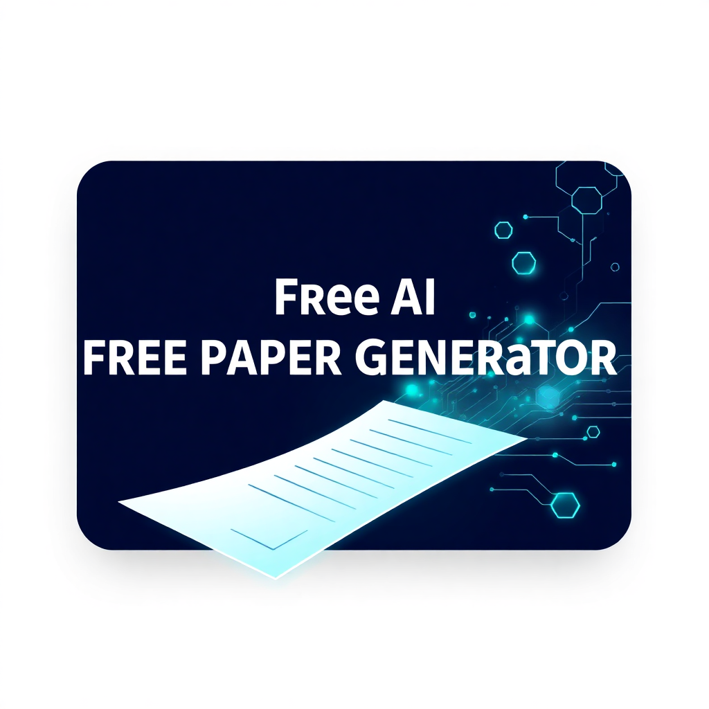 Free Ai Paper Generator - Push By AI