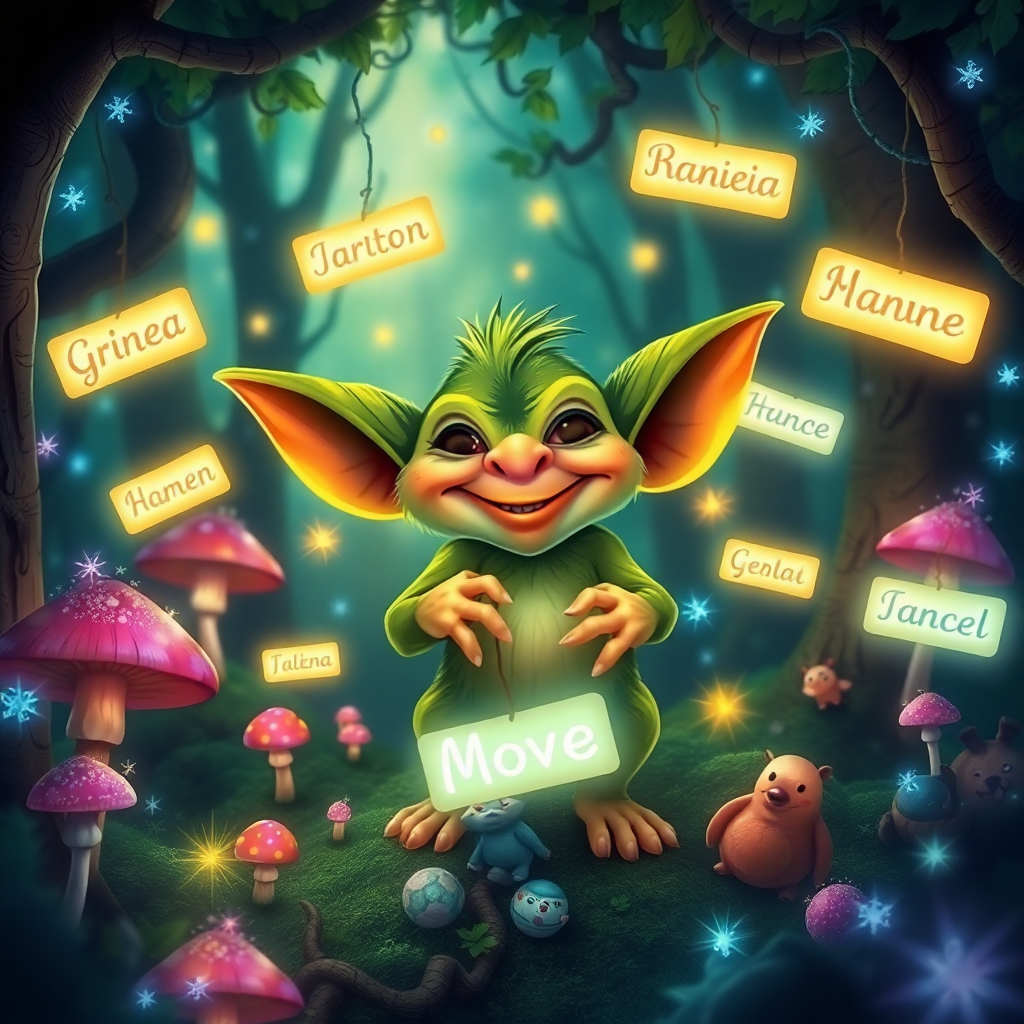 Gremlin Name Generator - Push By AI