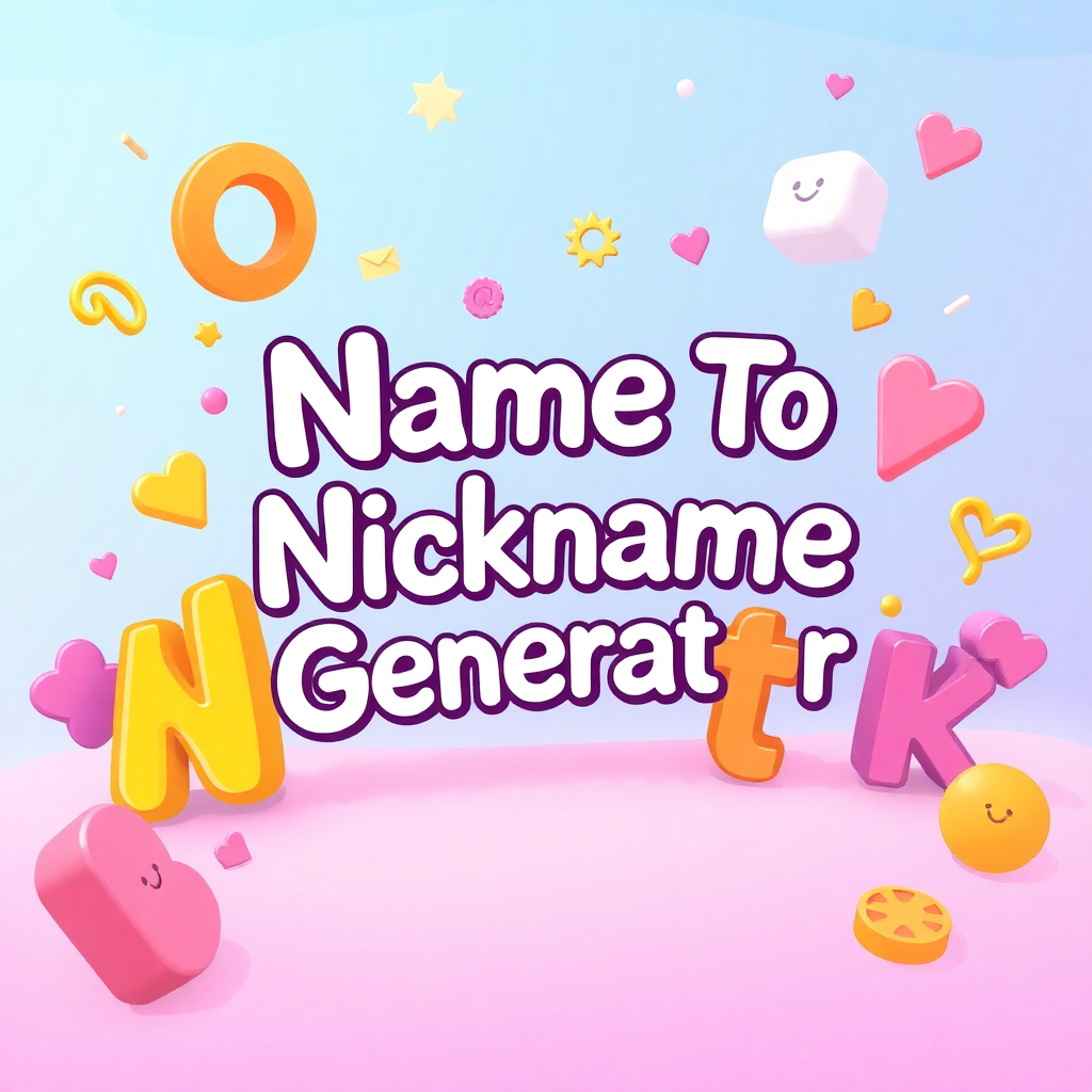 Name To Nickname Generator - Push By AI