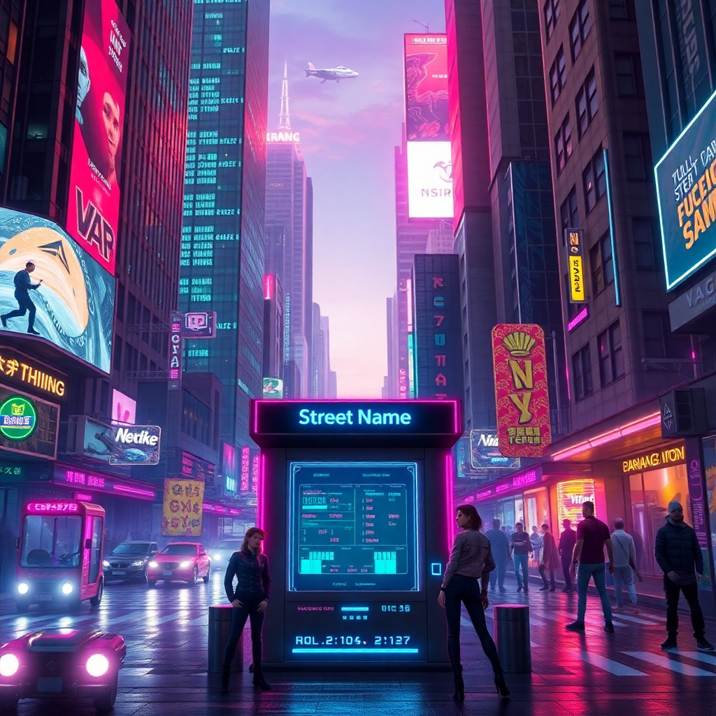 Cyberpunk Street Name Generator - Push By AI