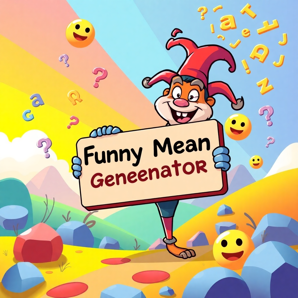 Funny Mean Name Generator - Push By AI