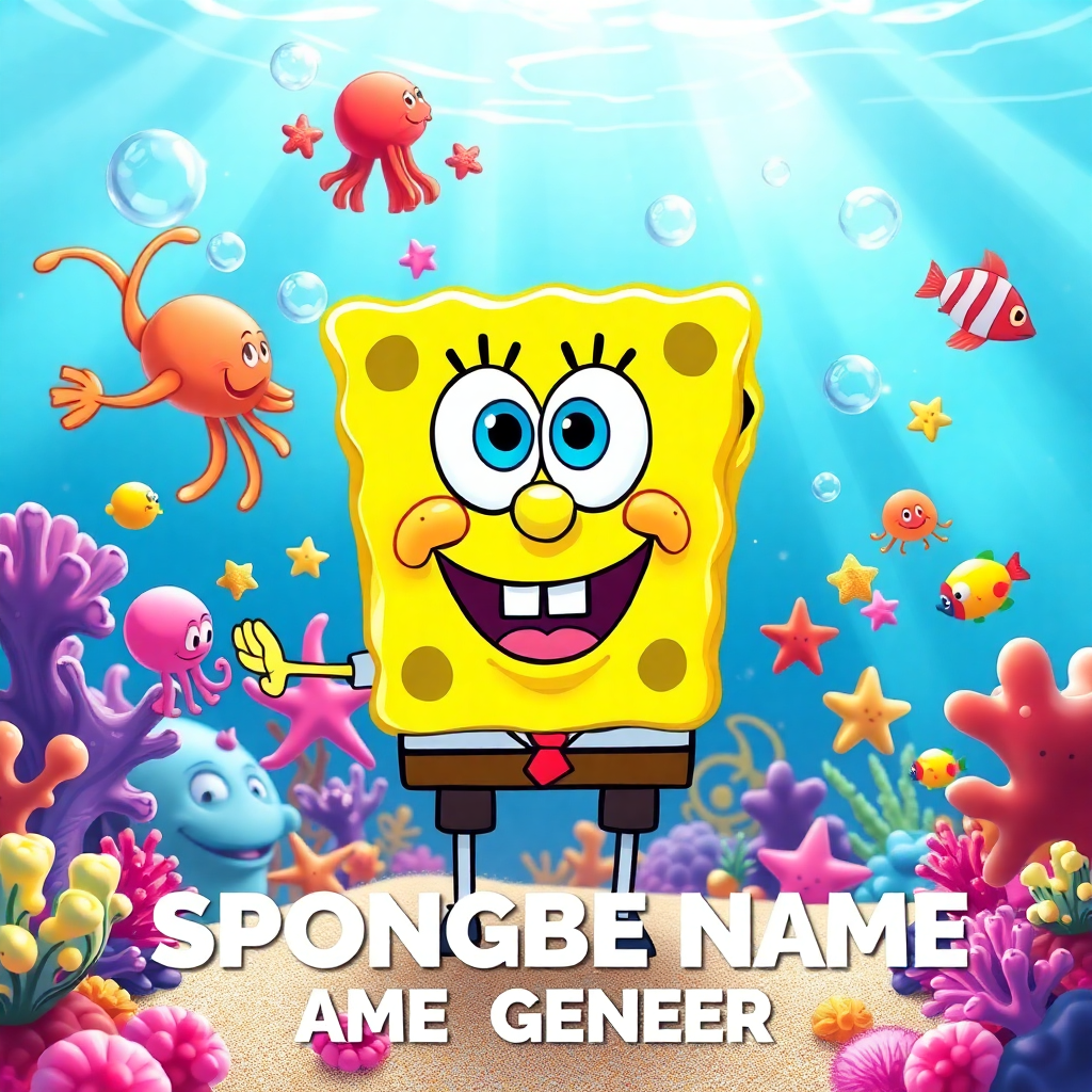 Spongebob Name Generator - Push By AI