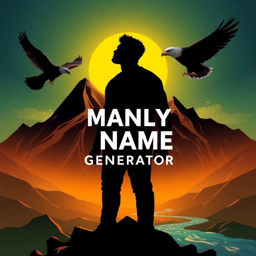 Manly Name Generator - Push By AI