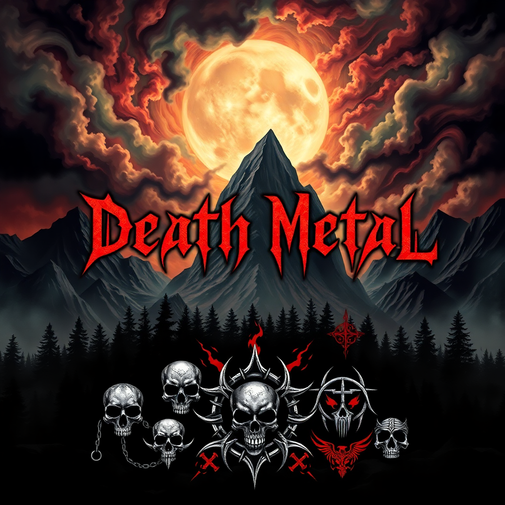 Death Metal Band Name Logo Generator - Push By AI