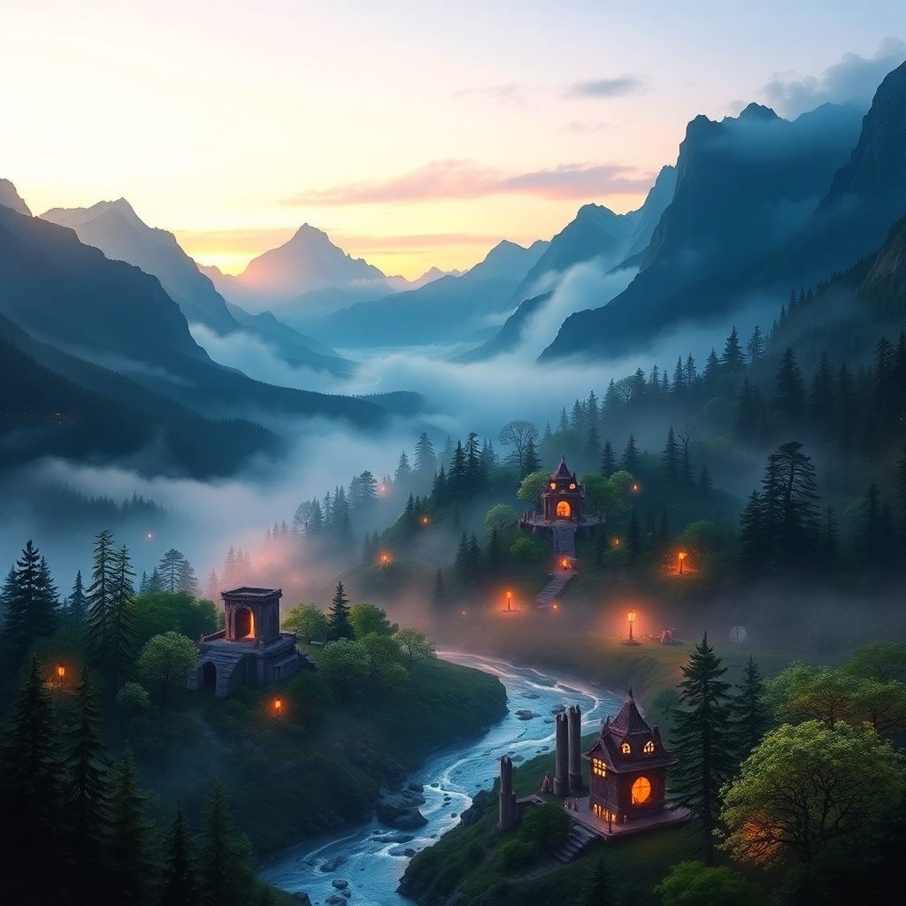 Mystical Land Name Generator - Push By AI