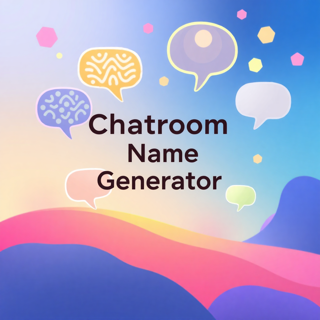 Chatroom Name Generator - Push By AI