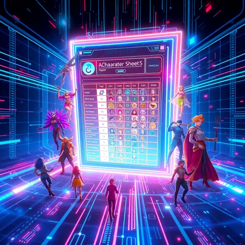 Ai Character Sheet Generator - Push By AI