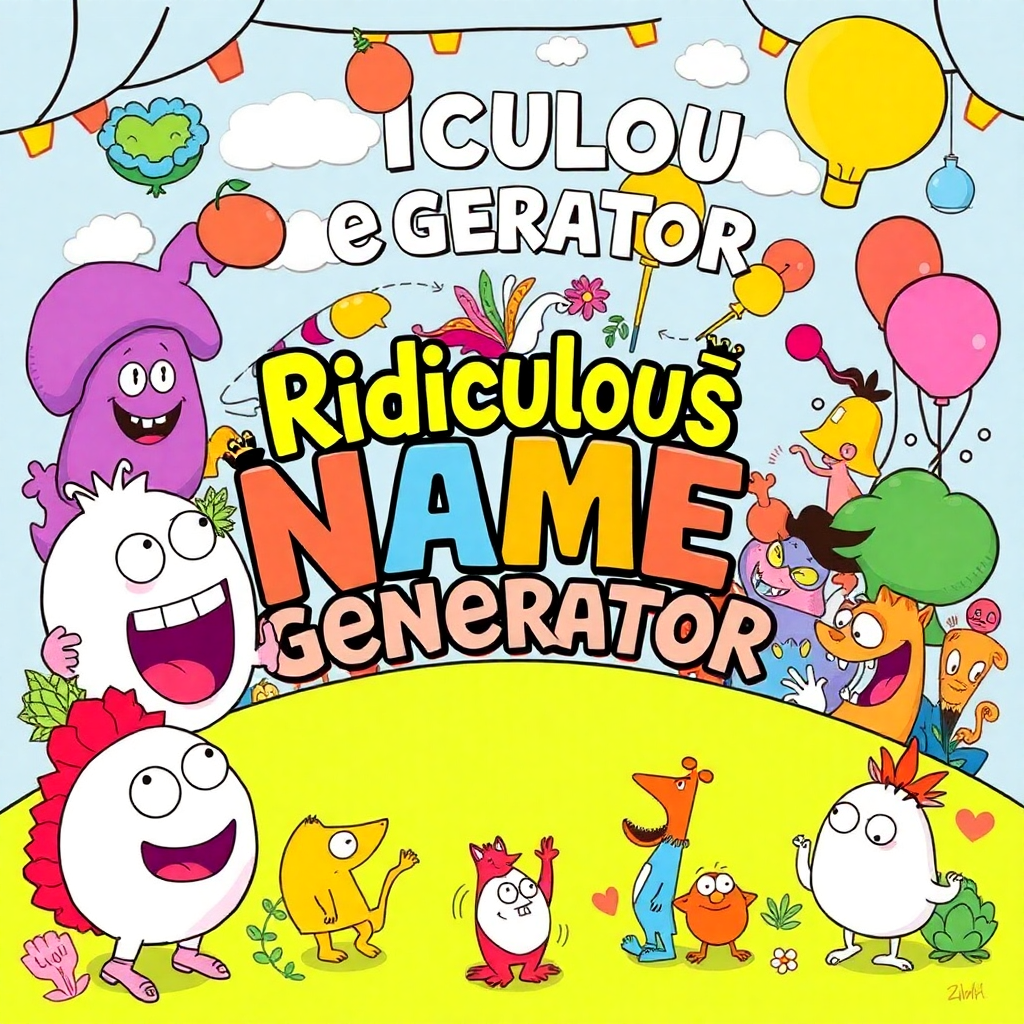 Ridiculous Name Generator - Push By AI