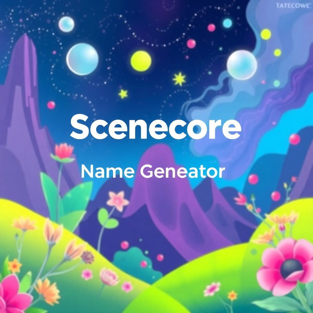 Scenecore Name Generator - Push By AI