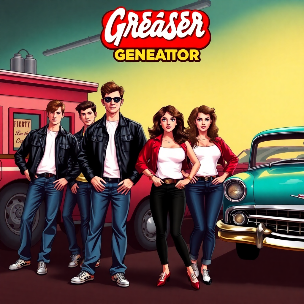 Greaser Name Generator - Push By AI
