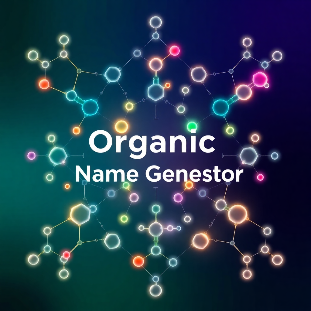 Organic Chemistry Name Generator - Push By AI