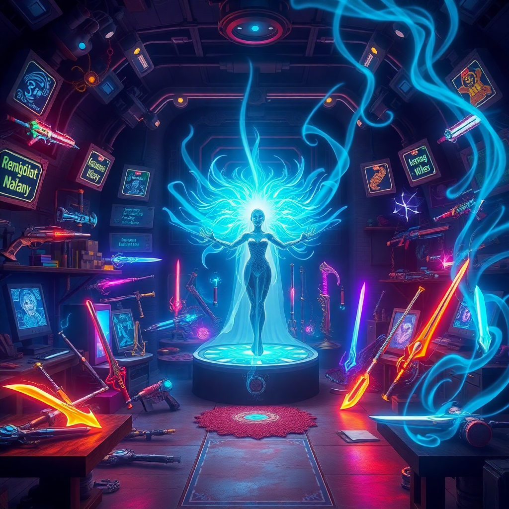 Cool Weapon Name Generator - Push By AI