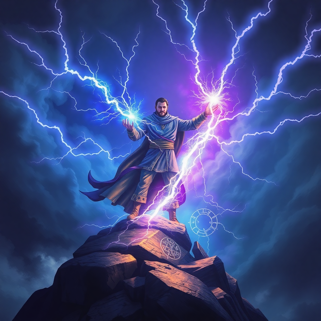 Lightning Mage Name Generator - Push By AI