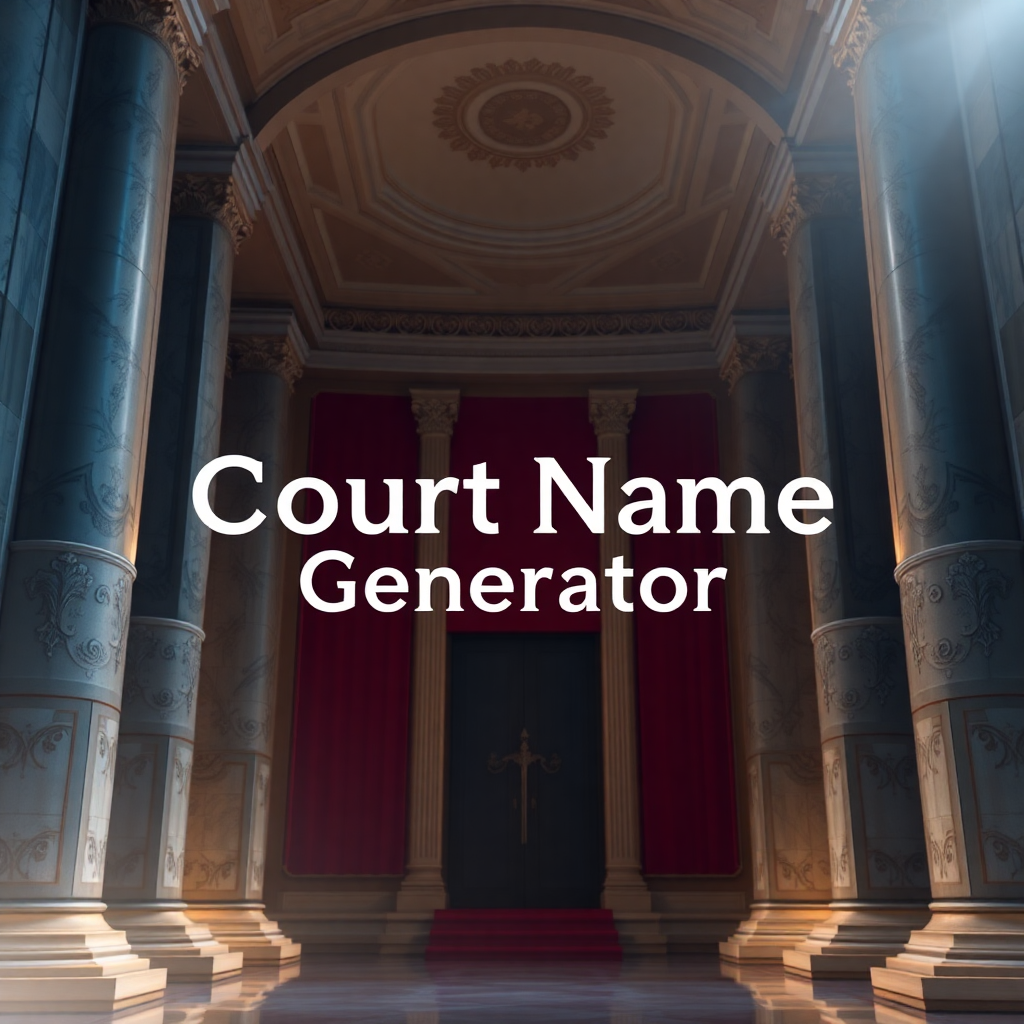 Court Name Generator - Push By AI
