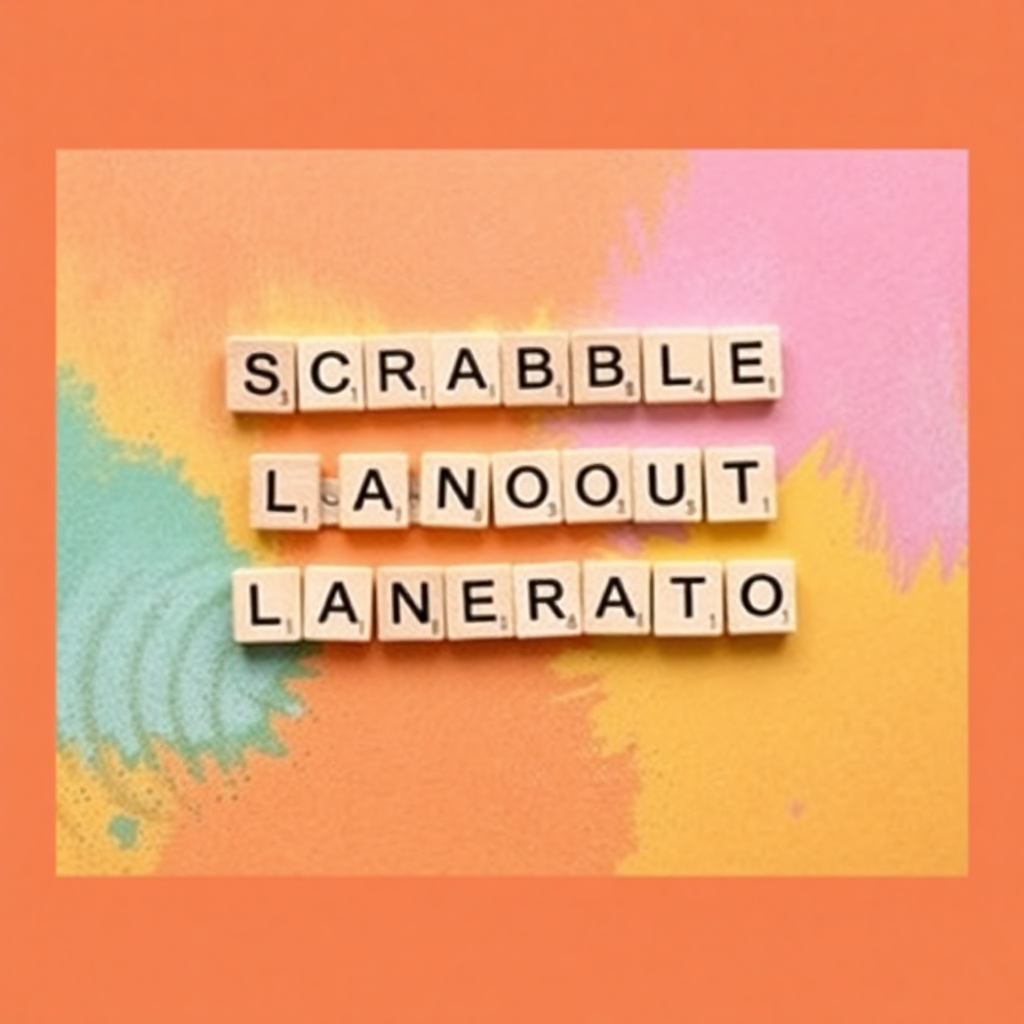 Scrabble Tile Name Layout Generator - Push By AI