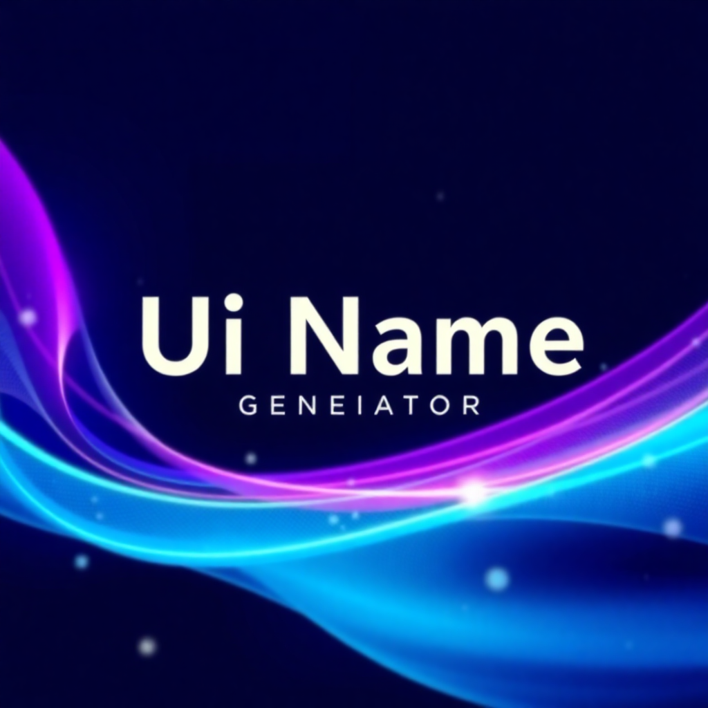 Ui Name Generator - Push By AI