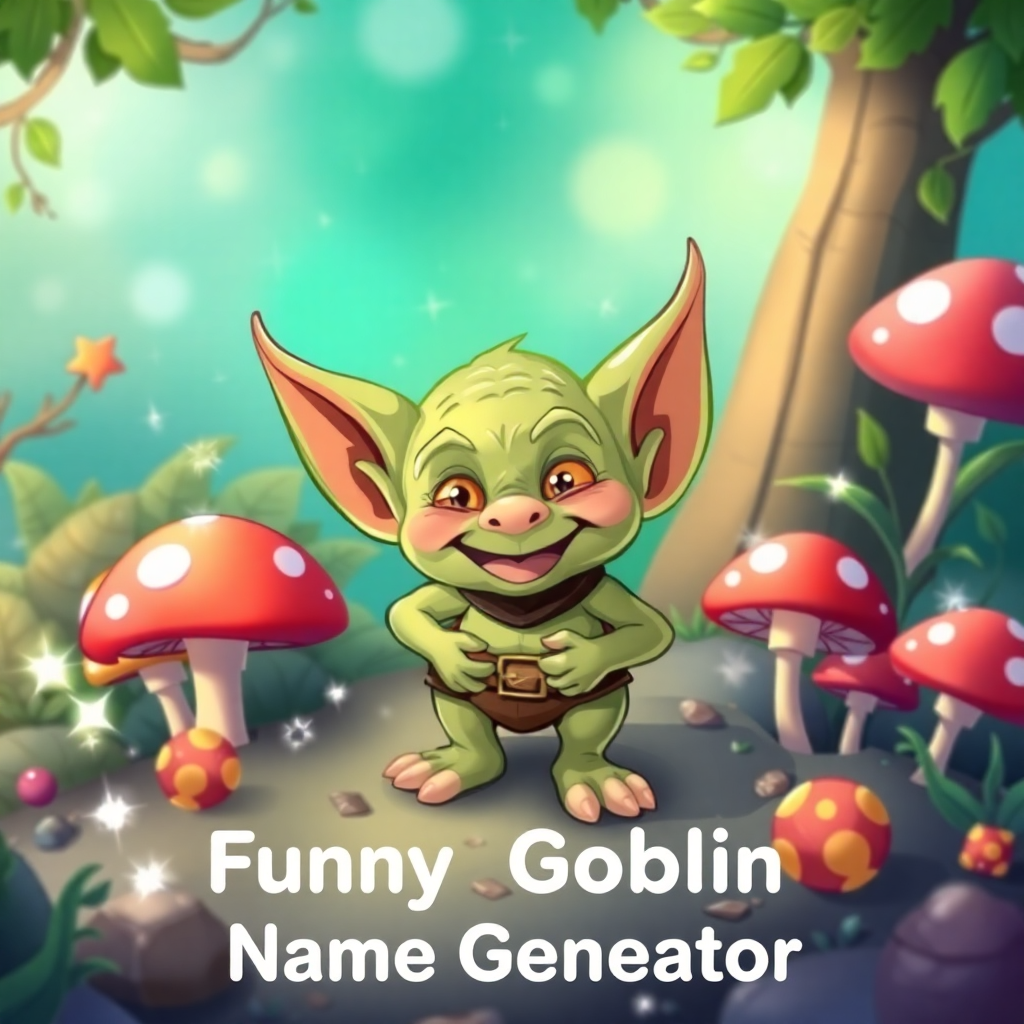 Funny Goblin Name Generator - Push By AI