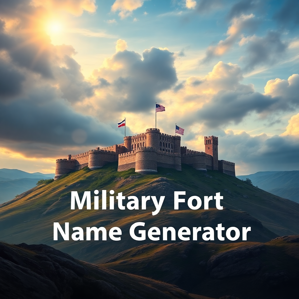 Military Fort Name Generator - Push By AI