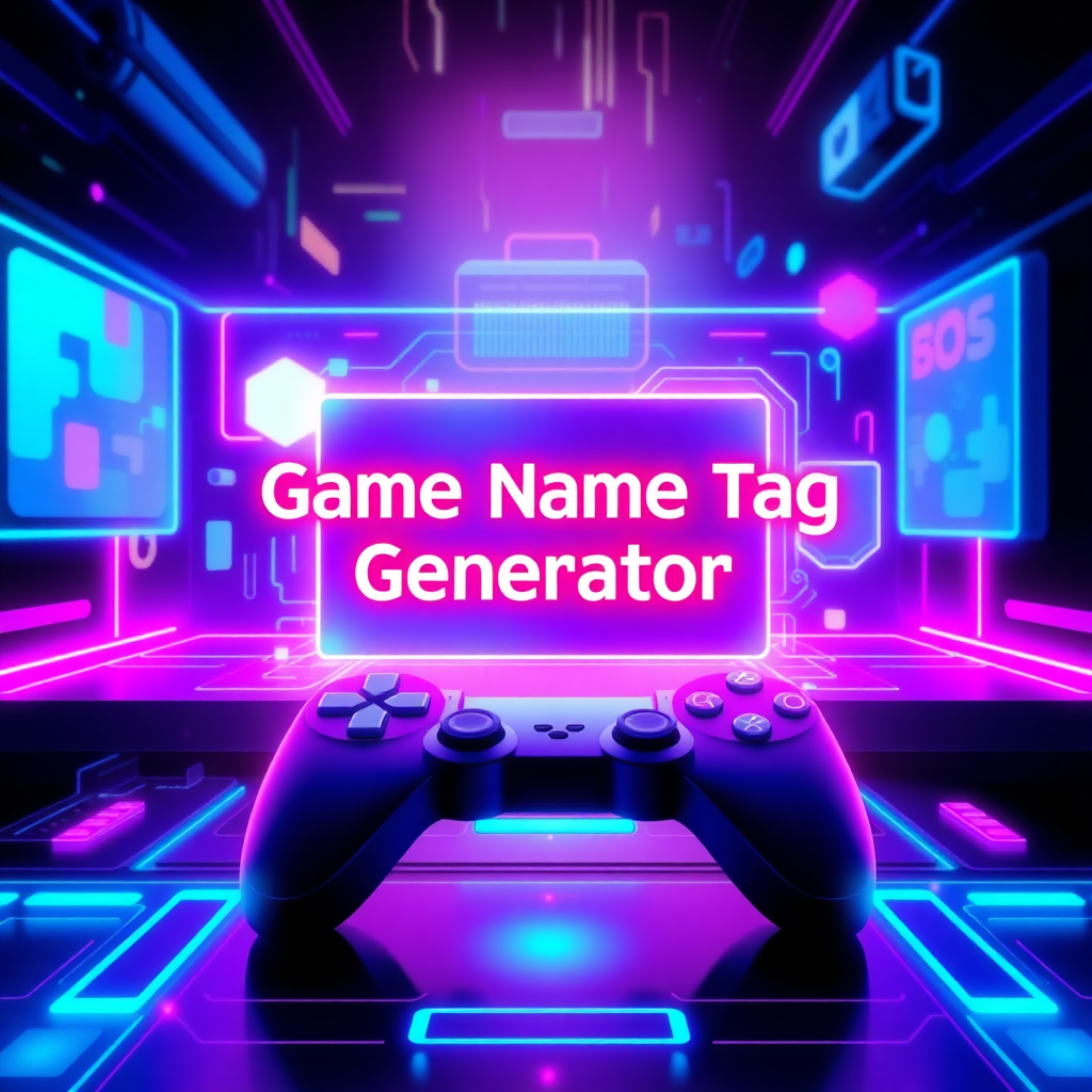 Game Name Tag Generator - Push By AI